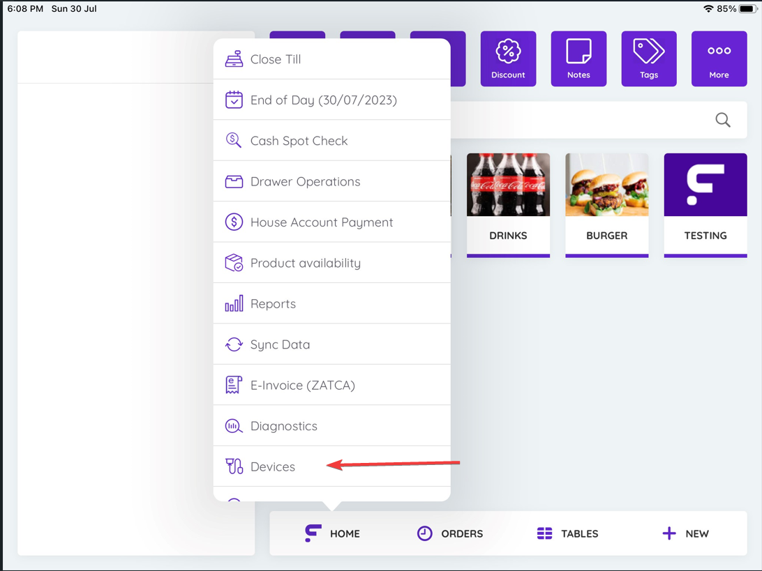 How to Make Reconciliation in Android Customer Display Screen – Foodics ...