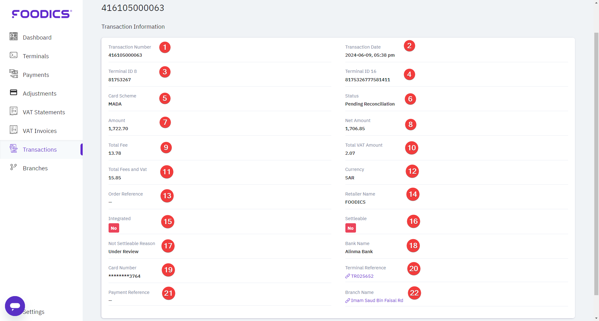 Transactions – Foodics - Help Center
