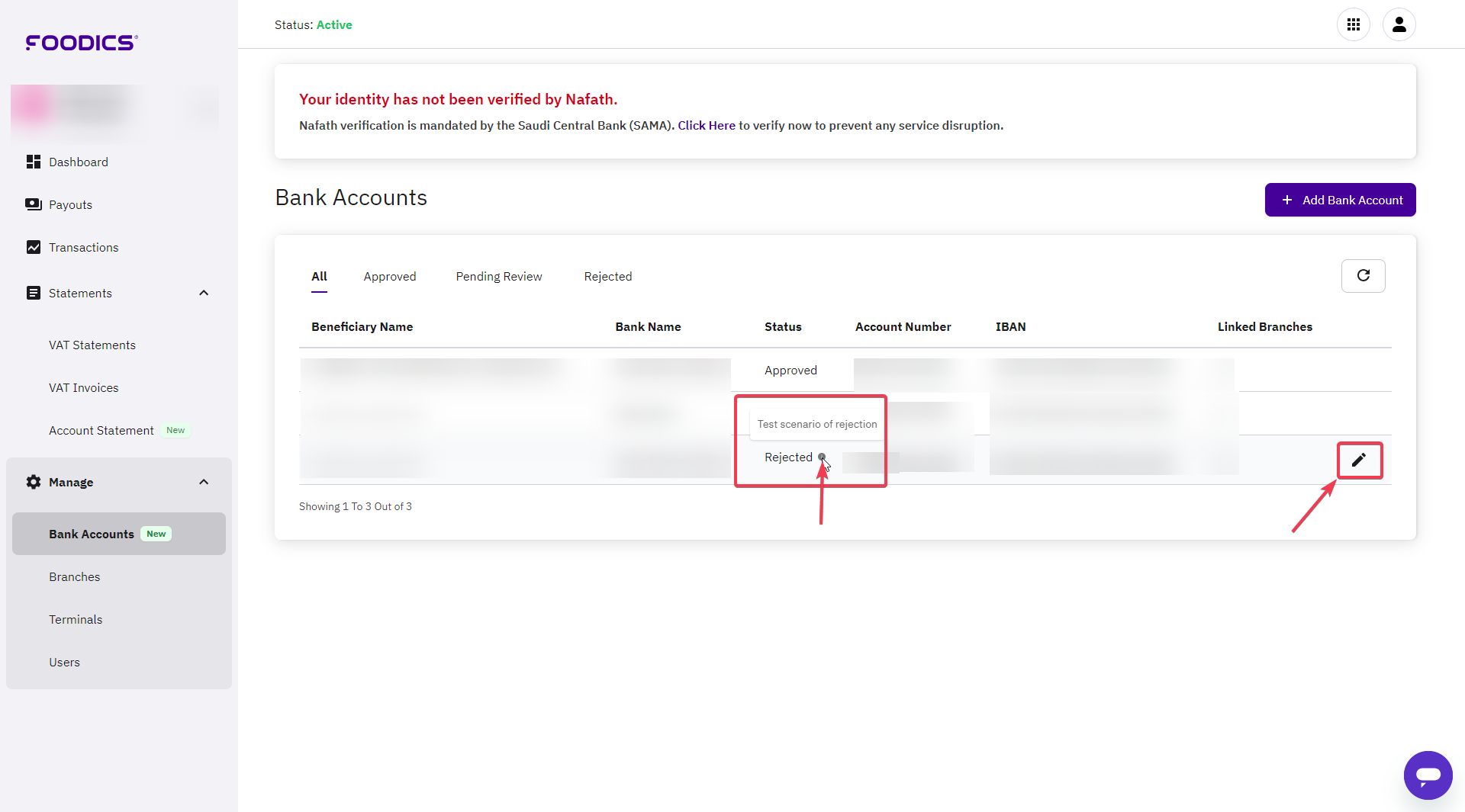 Adding & Modifying Bank Accounts for Foodics Pay – Foodics - Help Center