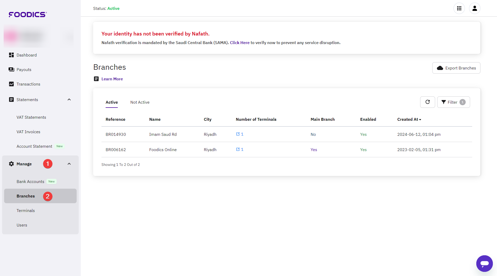 Adding & Modifying Bank Accounts for Foodics Pay – Foodics - Help Center