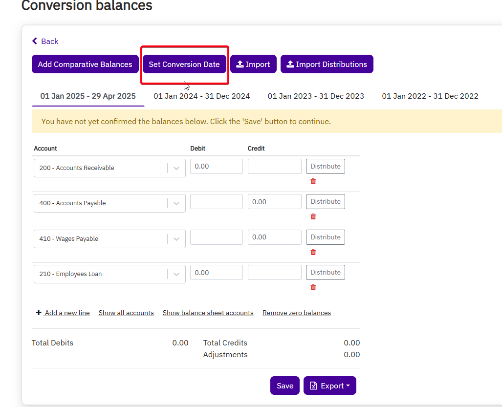 Opening (conversion) Balance Setup in Foodics Accounting – Foodics ...
