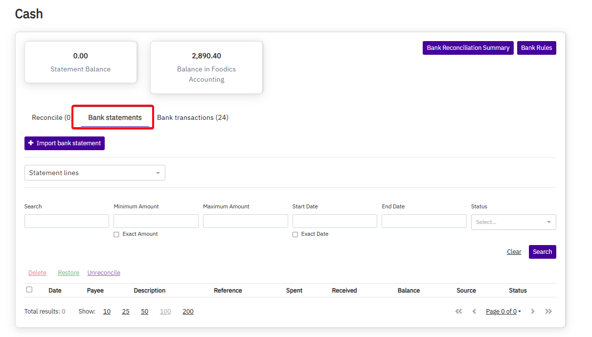 Managing Bank Accounts in Foodics Accounting – Foodics - Help Center