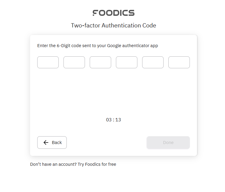 How to enable Two-Factor Authentication for your Foodics Console ...