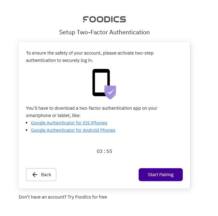 How to enable Two-Factor Authentication for your Foodics Console ...