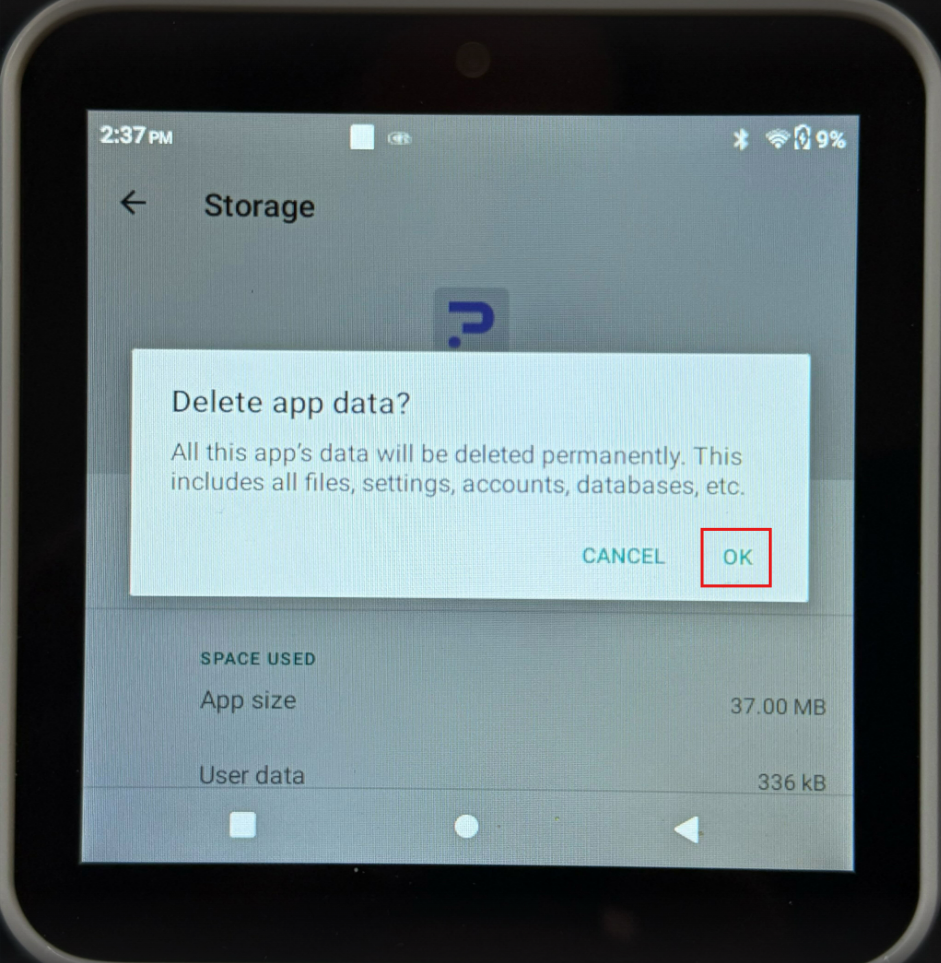 Pico Device – TID Re-login and Cache Reset Guide – Foodics - Help Center