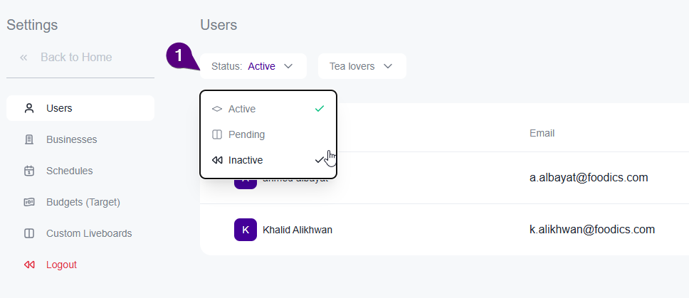 User Role Management and Privileges in Foodics BI – Foodics - Help Center