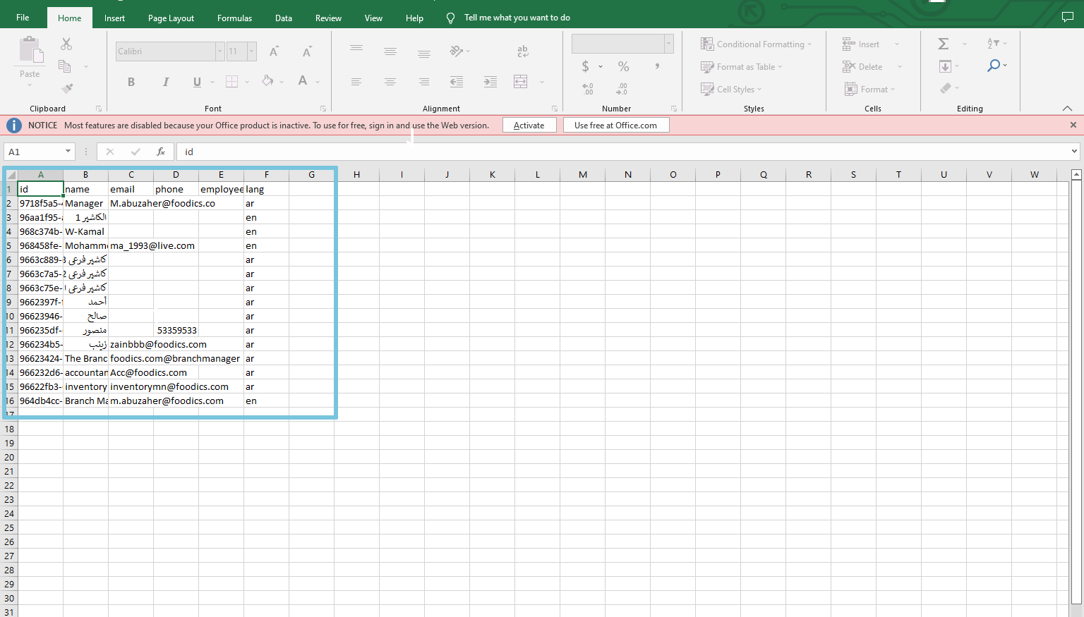 Exporting Users – Foodics - Help Center