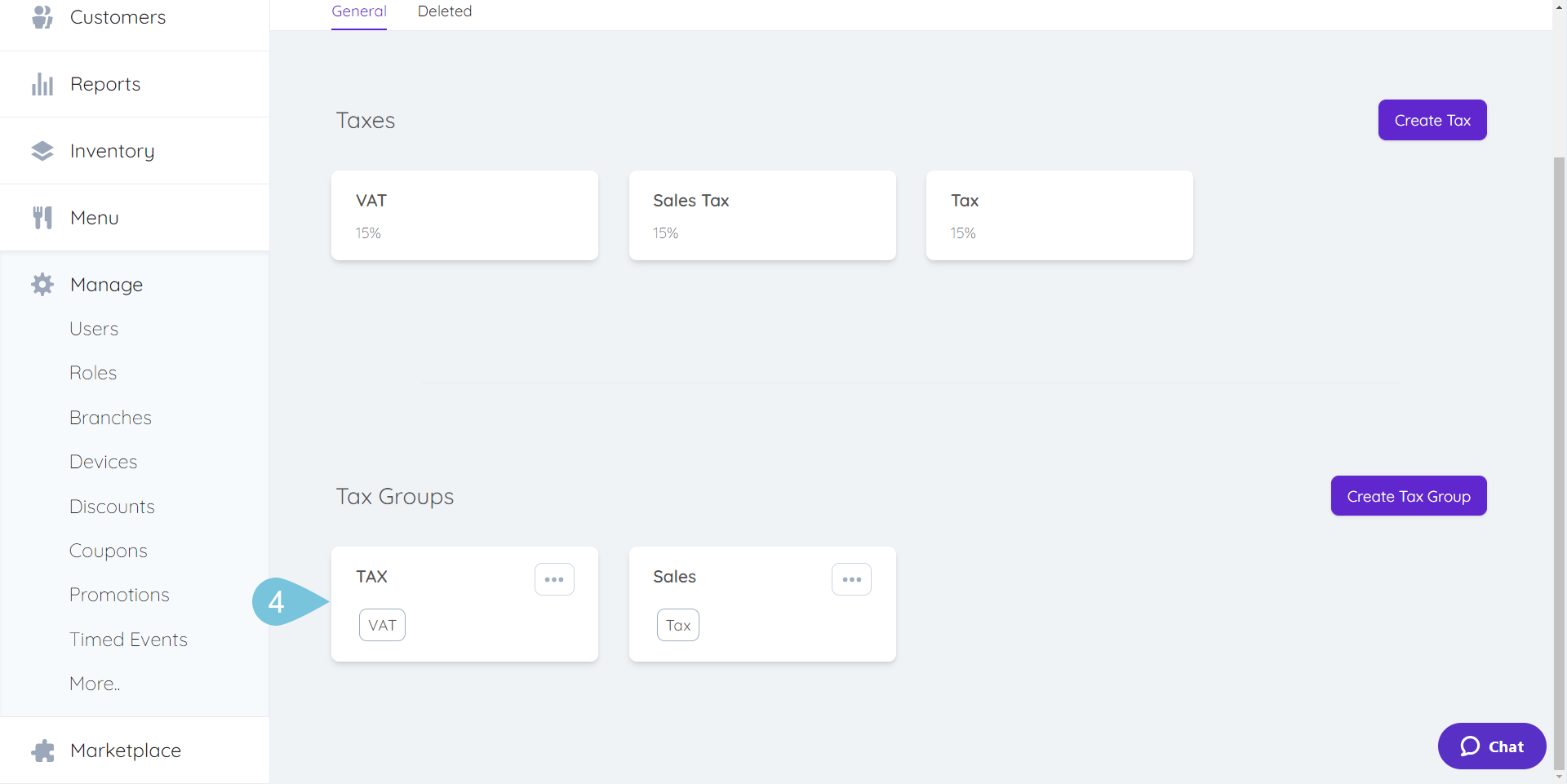 Deleting Tax Groups – Foodics - Help Center Deleting Tax Groups – Foodics - Help Center