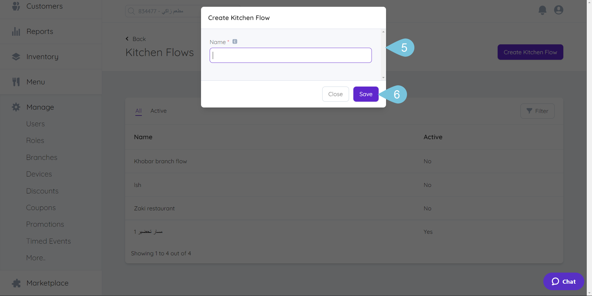 Creating Kitchen Flows – Foodics - Help Center