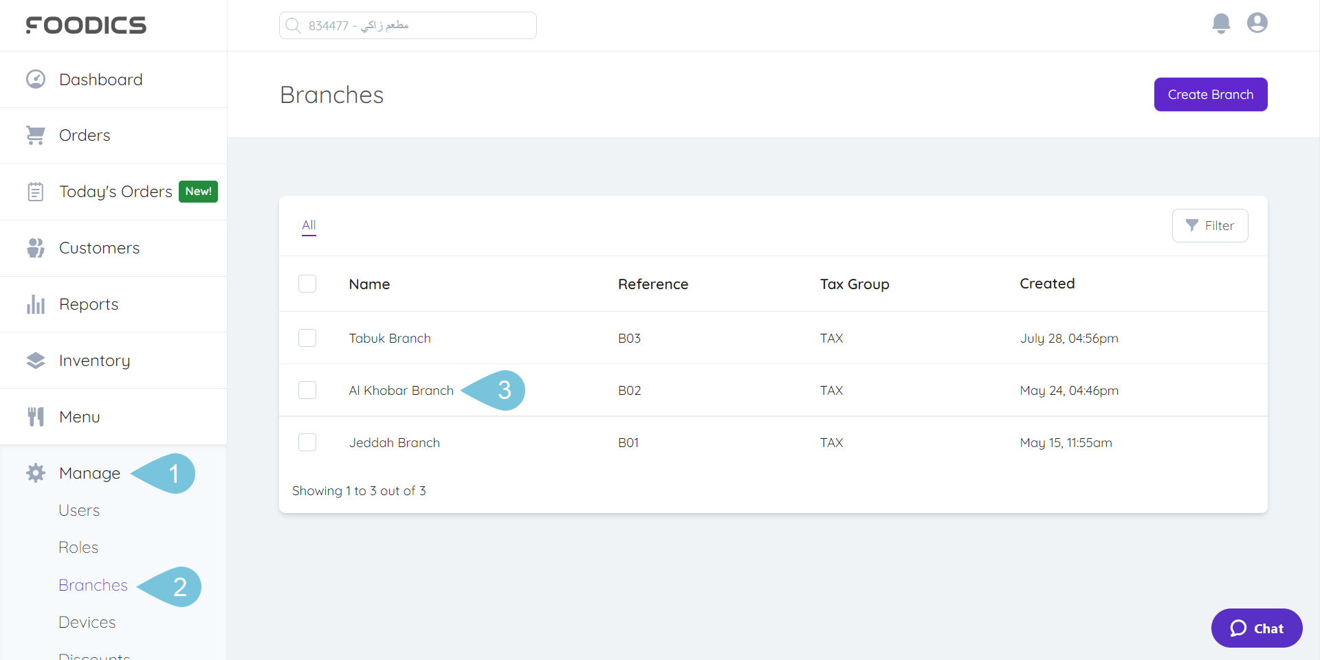 Delete All Branch Orders – Foodics - Help Center