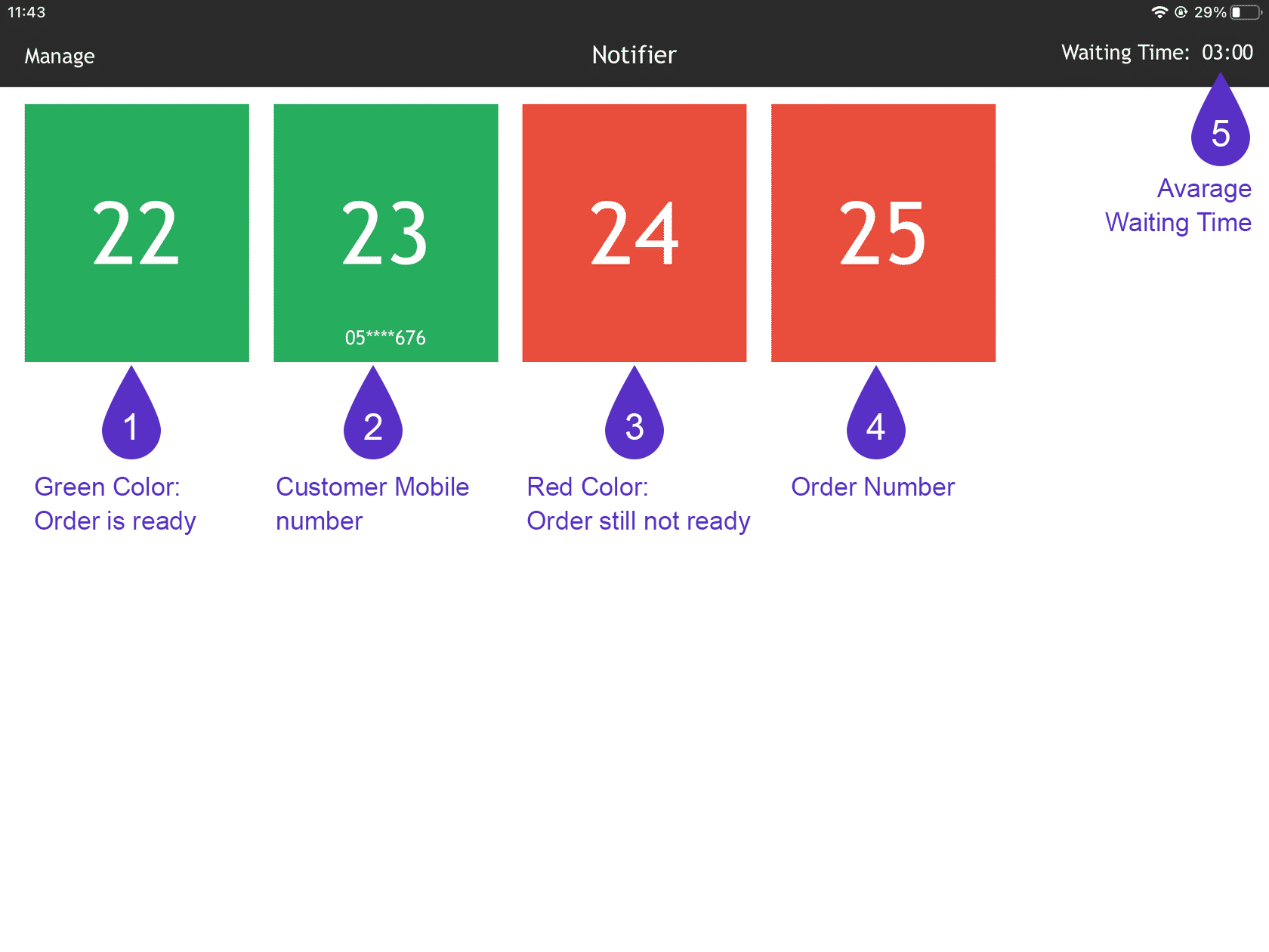 Home Page of iOS Notifier App – Foodics - Help Center