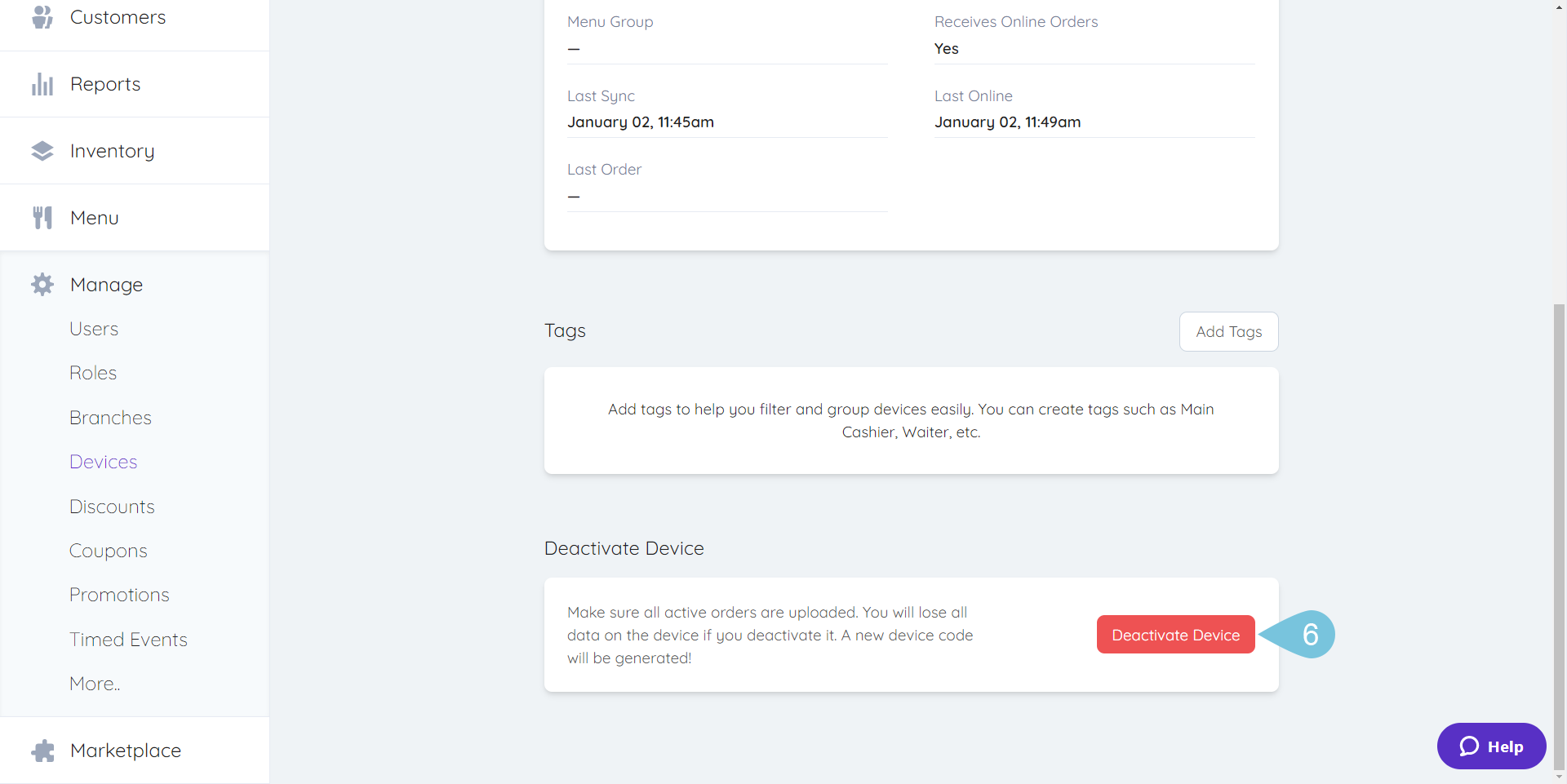 Notifier App Code – Foodics - Help Center