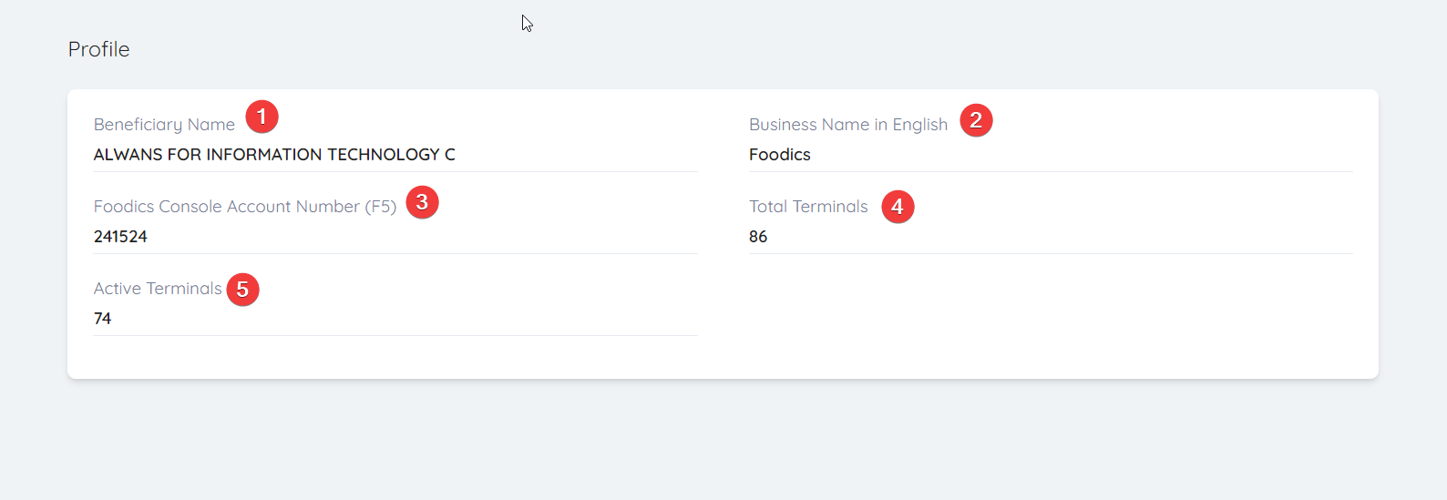 Foodics Pay Profile – Foodics - Help Center