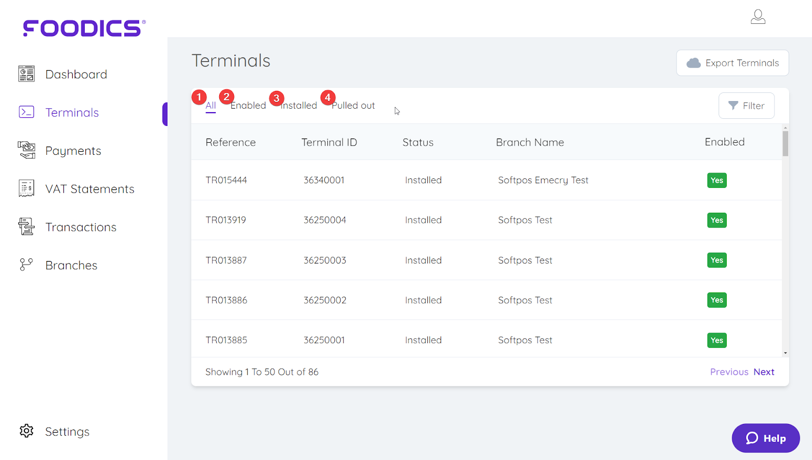 Terminals – Foodics - Help Center