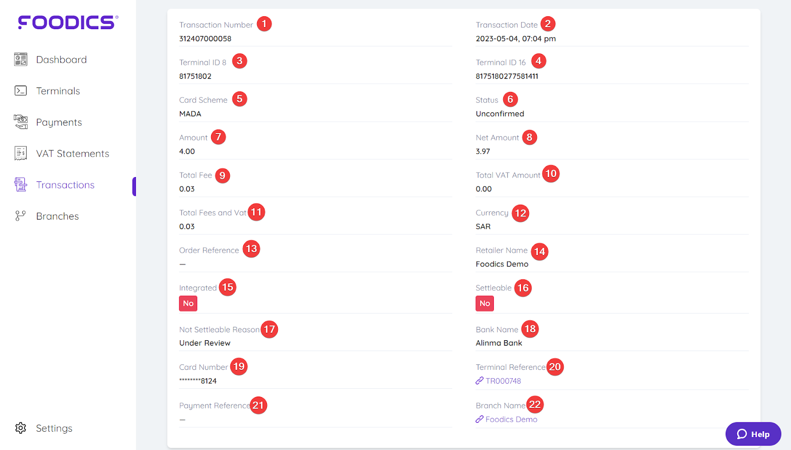 Transactions – Foodics - Help Center